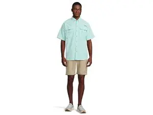 Columbia Bahamatm Ii Short Sleeve Shirt Short Sleeve Button Up Vintage - Blue
