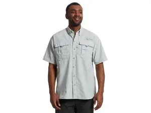 Columbia Bahamatm Ii Short Sleeve Shirt Short Sleeve Button Up Vintage - Gray