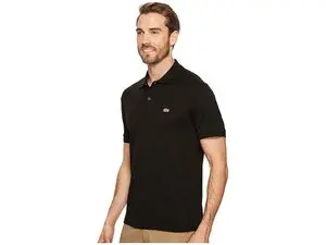 Lacoste Ultra Soft Cotton Pima Jersey Polo Shirt Clothing - Black