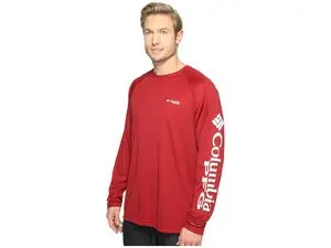 Columbia Terminal Tackle Long Sleeve Shirt - Red