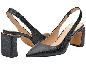 Vince Camuto Hamden Pointed Toe Slingback High Heels - Black