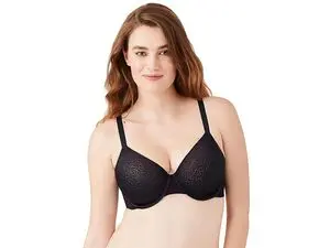 Wacoal Back Appeal T-shirt Bra 853303 Women's Bra Rose Dust Black