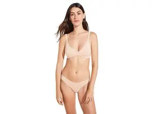 Eberjey Pima Stretch Cotton Bralette Lingerie 1 - Buff