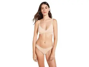 Eberjey Pima Stretch Cotton Bralette Lingerie 1 - Tan