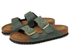 BIRKENSTOCK Birkenstock Arizona Suede Sandals Green