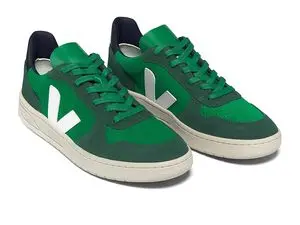 VEJA V-10 Low Top Sneakers - Green