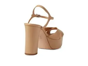 Schutz Keefa High Heel Platform Sandals - Beige