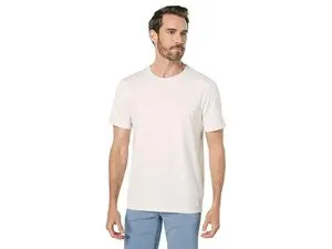 Vince Garment Dye Short Sleeve Crew Men's Clothing True Black Bone