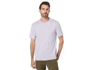 Vince Garment Dye Short Sleeve Crew Men's Clothing True Black Khaki