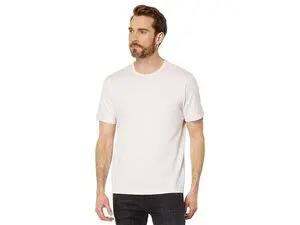Vince Garment Dye Short Sleeve Crew Men's Clothing True Black White