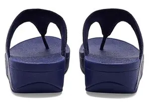 Fitflop Lulu Crystal Embellished Toe Post Sandals - Blue