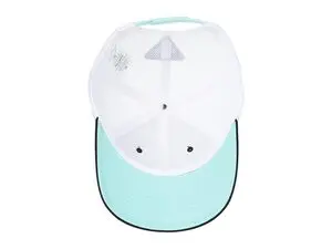 Columbia Pfg Mesh Snapback Ball Cap With Fish Flag Applique - Black