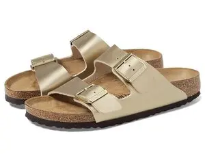 BIRKENSTOCK Birkenstock Arizona Birko-Flor Sandals Gold