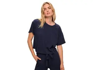 Eberjey Aloe Infused Cotton Short Sleeve Tee
