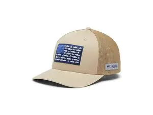 Columbia Columbia PFG Mesh Fish Flag Ball Cap Khaki