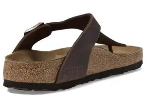BIRKENSTOCK Gizeh Oiled Leather Thong Sandals