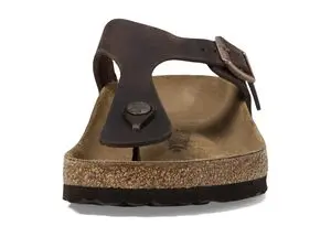 BIRKENSTOCK Gizeh Oiled Leather Thong Sandals