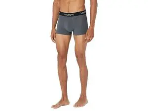 Lacoste 5-pack Cotton Stretch Trunks Men's Underwear Black Taupe