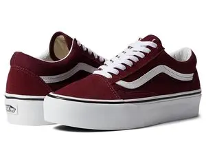 VANS Vans Old Skool Platform Skate Shoes Red