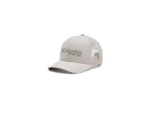 Columbia Columbia PFG Logo Embroidered Mesh Baseball Cap Gray