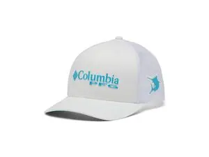 Columbia Columbia PFG Logo Embroidered Mesh Baseball Cap White