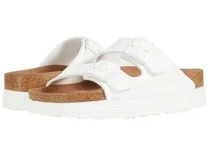 BIRKENSTOCK Birkenstock Papillio Arizona Platform Vegan Sandals White