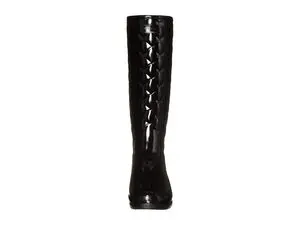 Hunter Refined Gloss Quilt Tall Rain Boots