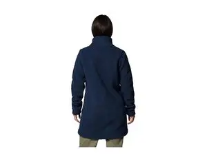 Columbia Panoramatm Long Fleece Jacket Coat - Navy