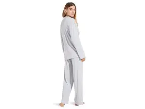 Eberjey Gisele Tenceltm Modal Long Pj Set Pajama Sets Seagrass - Gray