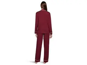 Eberjey Gisele Tenceltm Modal Long Pj Set Pajama Sets Seafoam - Red