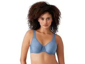 Wacoal Basic Beauty Full Figure Underwire Bra 855192 Women's Bra Black Blue