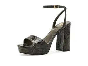 Vince Camuto Pendry Platform Block Heel Sandals - Deep Forest
