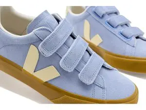VEJA Recife Logo Low Top Sneakers With Hook And Loop Closure - Gray