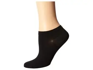 Wolford Cotton Blend Crew Socks - Black