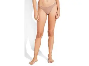 Eberjey Pima Stretch Cotton Thong Women's Underwear Black Brown