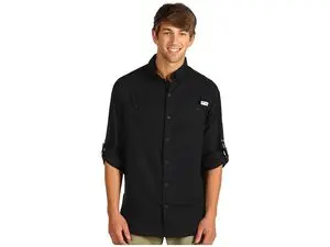 Columbia Tamiamitm Ii L/s Long Sleeve Button Up Vintage - Black