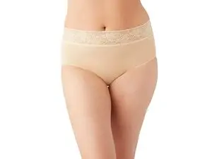 Wacoal Comfort Touch Brief Women's Underwear Black Beige