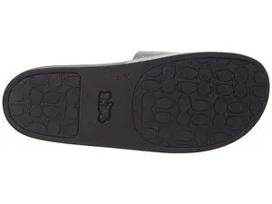 COACH Signature Coated Canvas Pool Slide