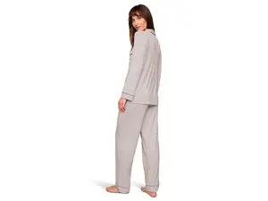 Eberjey Gisele Printed The Long Pj Set Pajama Sets Geo-sphere Dawn/navy