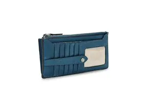 THE FRYE COMPANY Melissa Snap Card Wallet Coin Purse Light Sky Blue