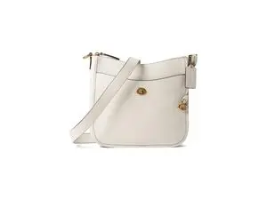 COACH Polished Pebble Leather Chaise Crossbody Bag - Chalk