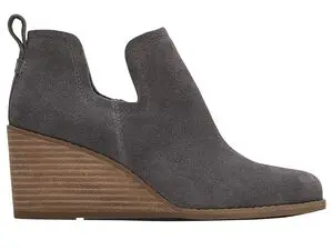 Toms Kallie Suede Wedge Ankle Boots