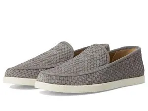 Vince Sonoma Woven Suede Slip-on Loafers - Gray