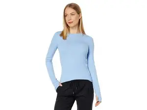 Splits59 Splits59 Rib Long Sleeve Top Blue