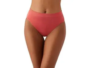 Wacoal B-smooth High-cut Brief 834175 Women's Underwear Charcoal Heather Red