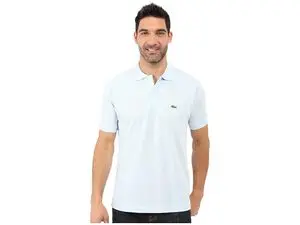 Lacoste L1212 Classic Pique Polo Shirt Short Sleeve Knit Methylene - Blue