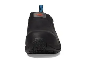 Merrell Jungle Moc Leather Composite Toe Slip-on Shoes - Black