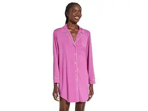 Eberjey Gisele Tenceltm Modal Sleepshirt Women's Pajama Heather Grey/sorbet Pink Pink