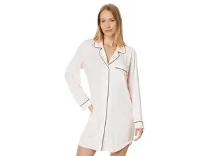 Eberjey Gisele Tenceltm Modal Sleepshirt Pajama Haute /ivory - Red