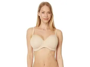 Wacoal Red Carpet Full-busted Strapless Bra 854119 Women's Bra Black Beige